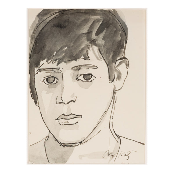 ALEX KATZ "VINCENT" WATERCOLOR, 1969 – Caviar20