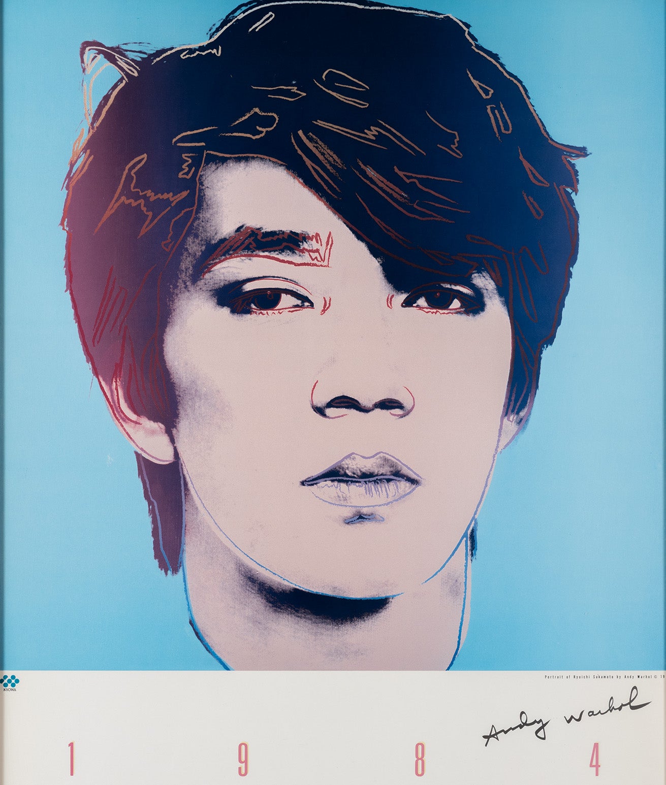 ANDY WARHOL "RYUICHI SAKAMOTO" LITHOGRAPH, 1984 – Caviar20