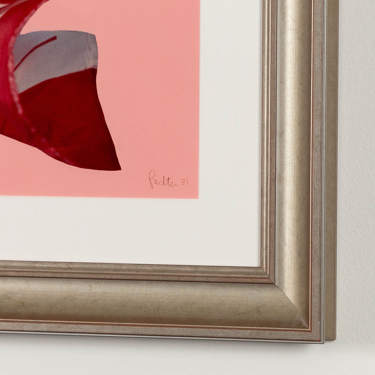 CHARLES PACHTER "PINK PREPARATORY FLAG", 1981 – Caviar20