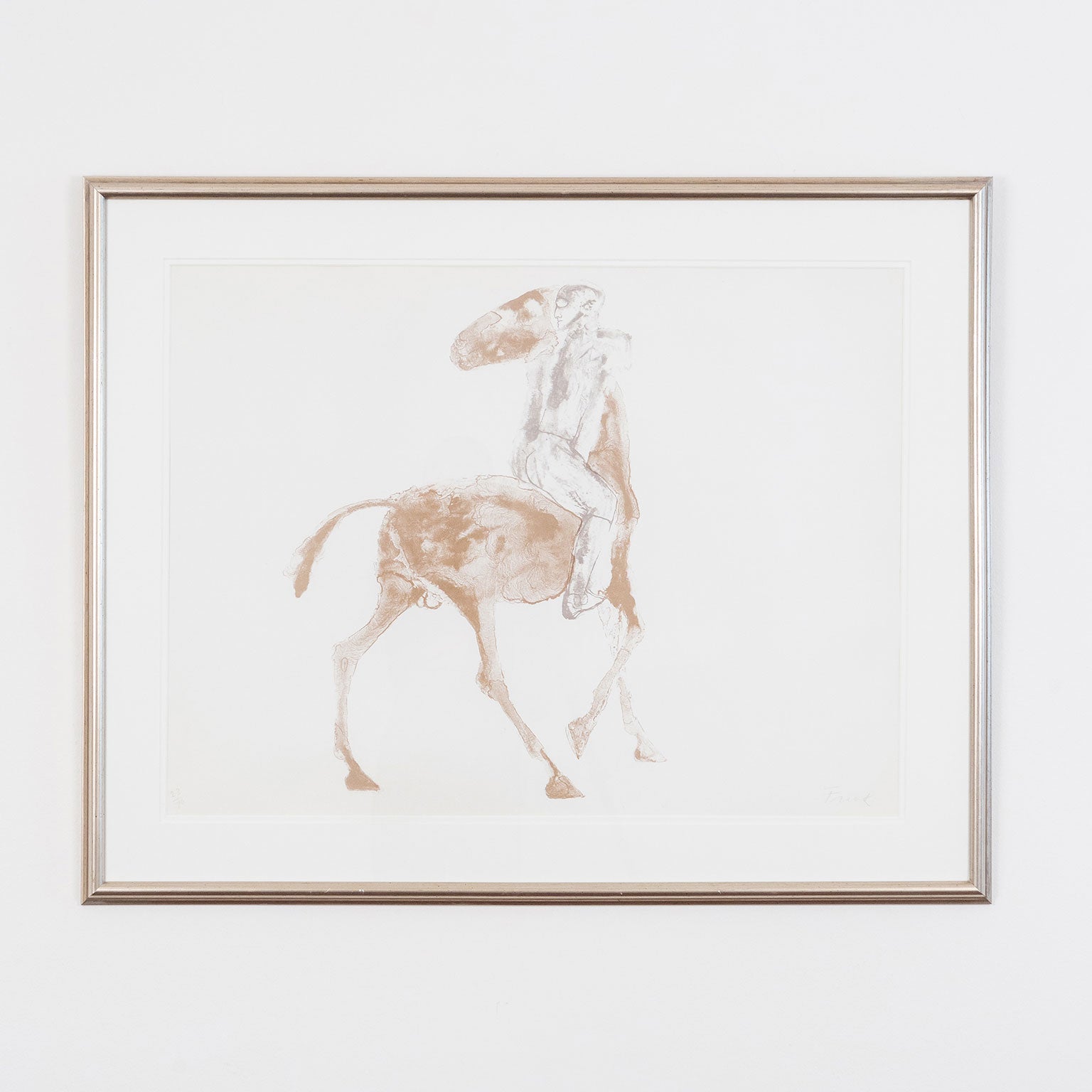 ELISABETH FRINK "HORSE AND RIDER II" LITHOGRAPH, 1970 – Caviar20
