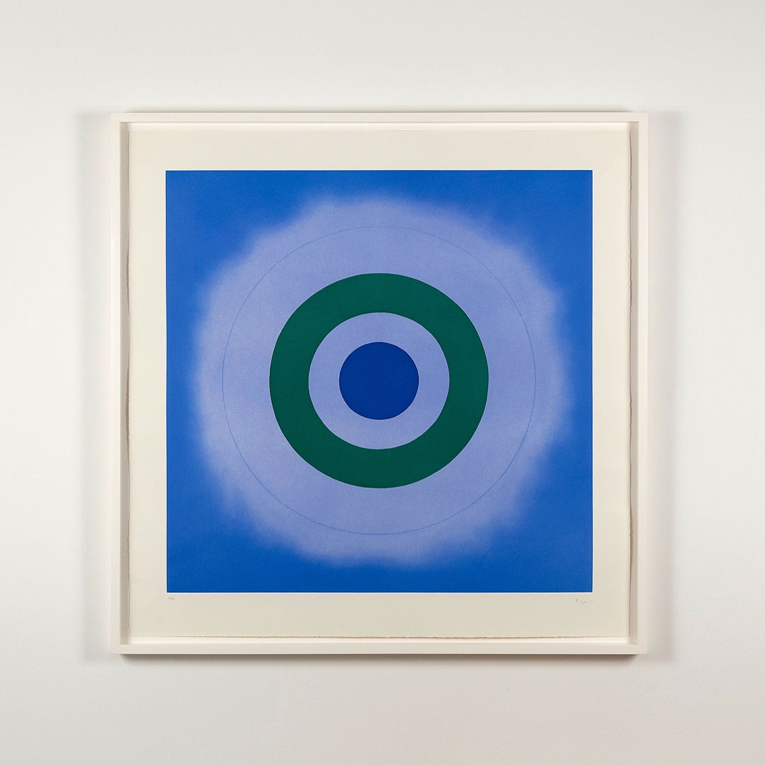 KENNETH NOLAND "SKY CIRCLE" AQUATINT, 2009 – Caviar20