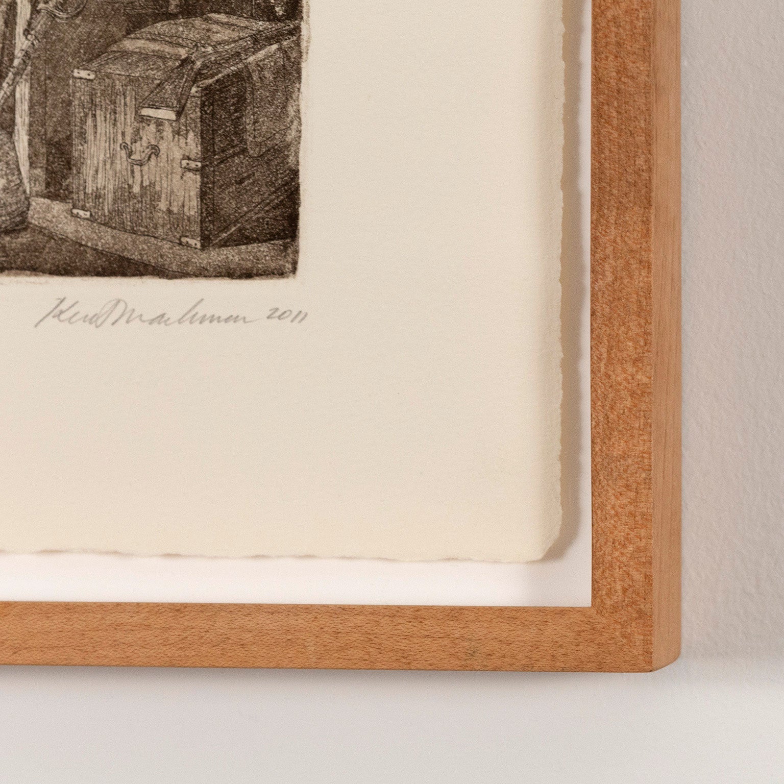 KENT MONKMAN "MONTCALM'S HAIRCUT" ETCHING, 2011 – Caviar20