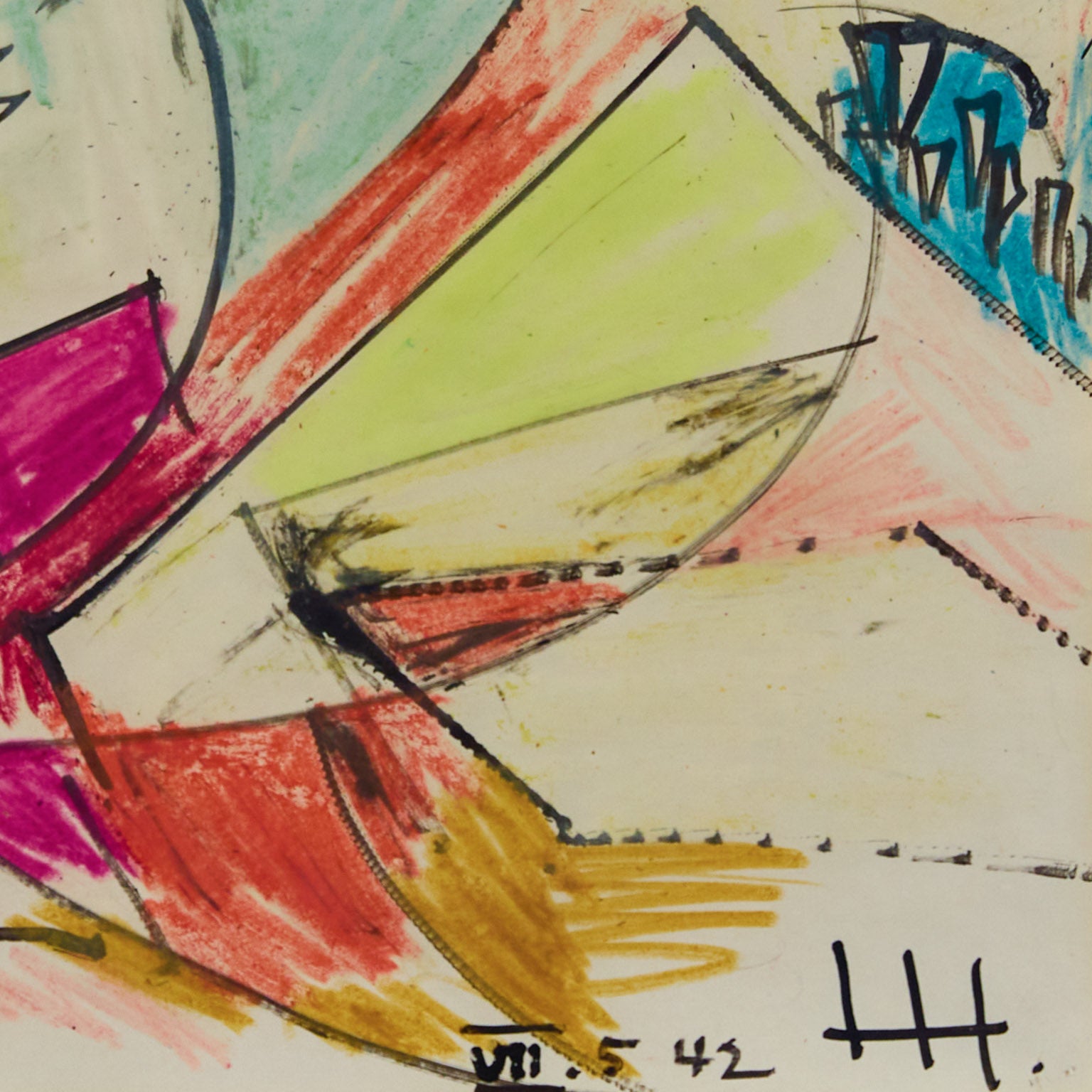 HANS HOFMANN "UNTITLED" DRAWING, 1942 – Caviar20