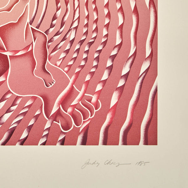 JUDY CHICAGO "BIRTH TEAR/TEAR" SERIGRAPH, 1985 – Caviar20