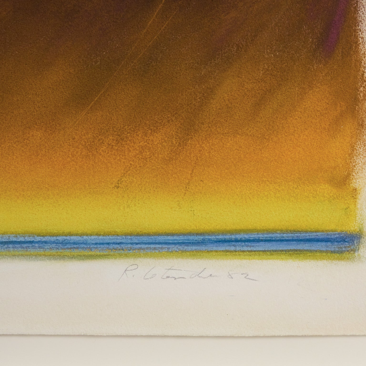 RITA LETENDRE "BRAHMS AND THE TWILIGHT" PASTEL, 1982 – Caviar20