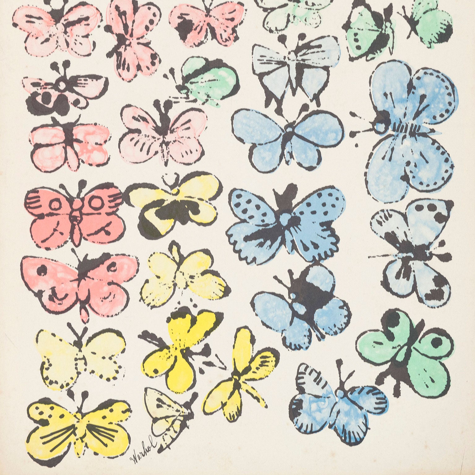 ANDY WARHOL "HAPPY BUTTERFLY DAYS" FOLDER, 1956 – Caviar20