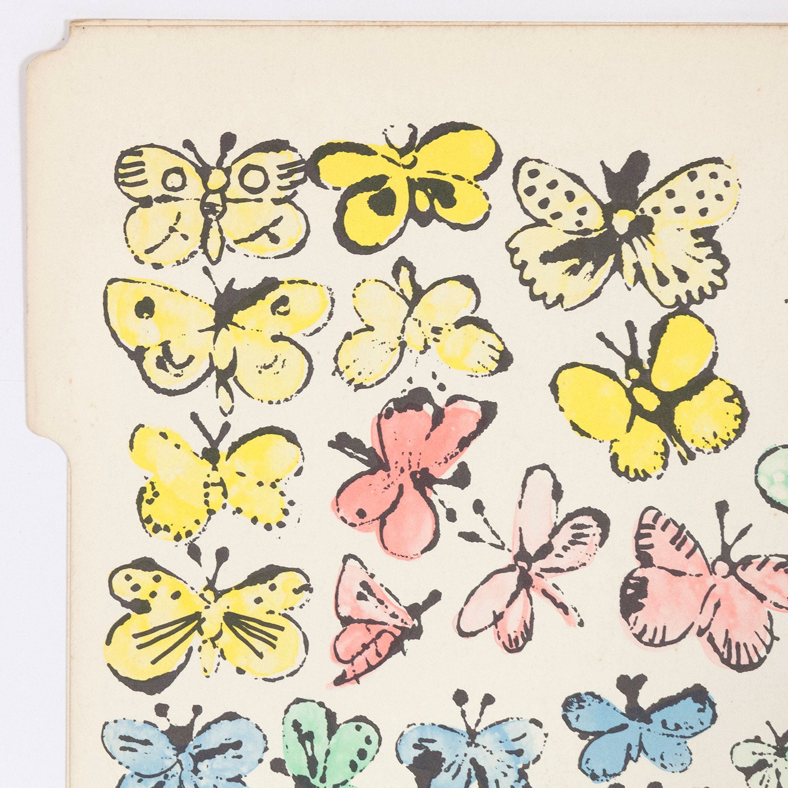 ANDY WARHOL "HAPPY BUTTERFLY DAYS" FOLDER, 1956 – Caviar20