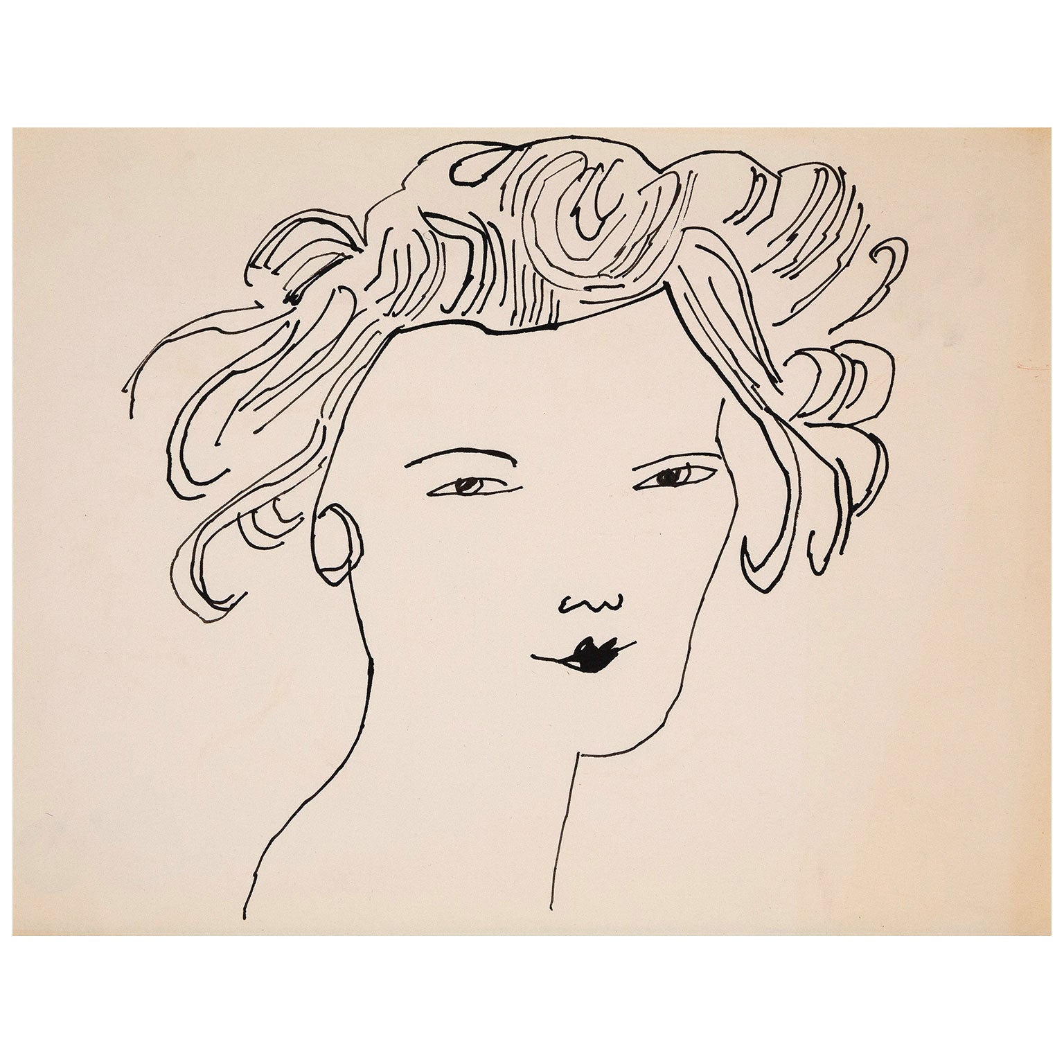ANDY WARHOL "HEY GIRL" DRAWING, 1955 – Caviar20