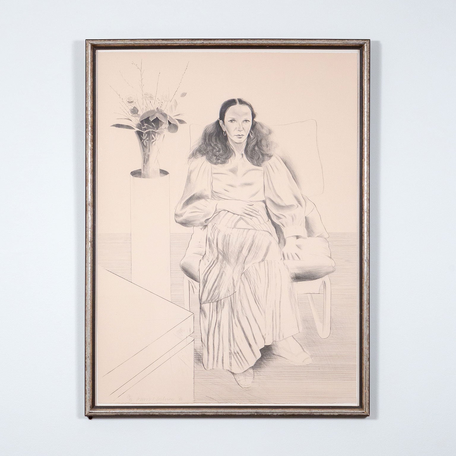 DAVID HOCKNEY "BROOKE HOPPER" LITHOGRAPH, 1976 – Caviar20