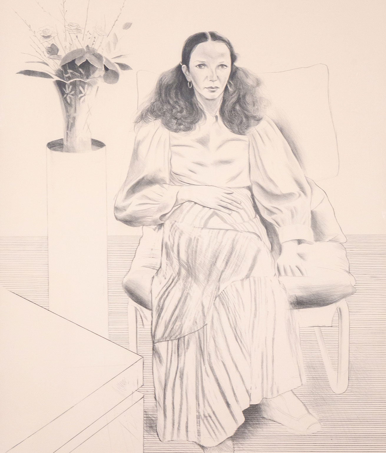 DAVID HOCKNEY "BROOKE HOPPER" LITHOGRAPH, 1976 – Caviar20