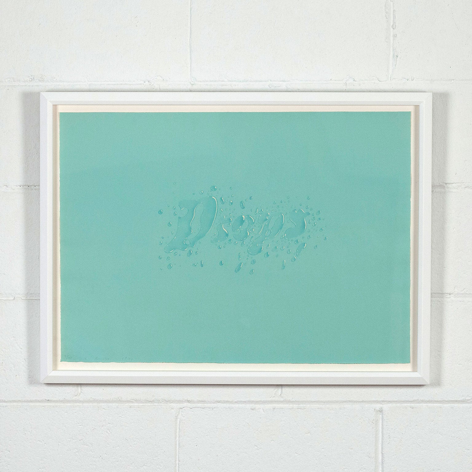 ED RUSCHA "DROPS" LITHOGRAPH, 1971 – Caviar20