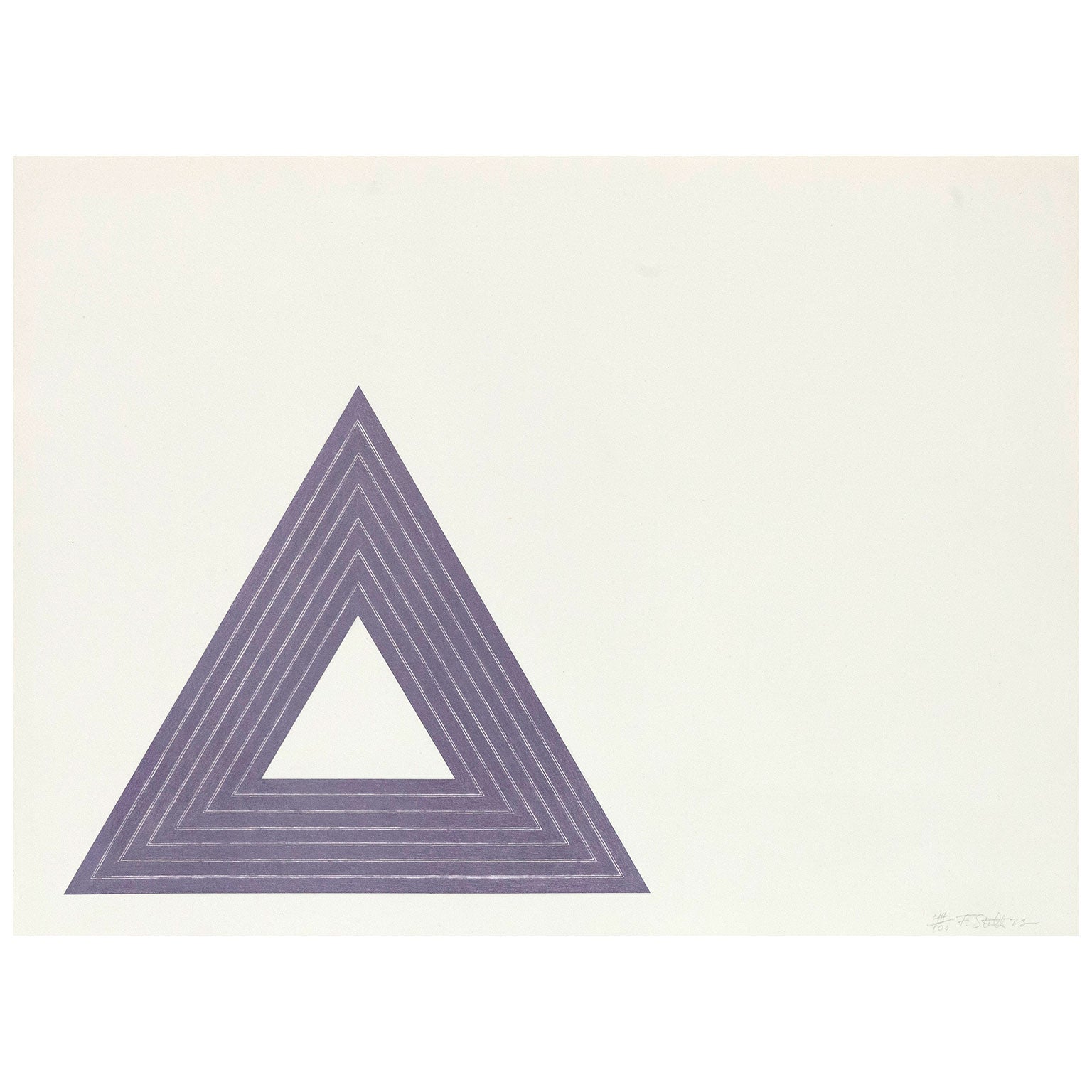FRANK STELLA "LEO CASTELLI" LITHOGRAPH, 1972 – Caviar20