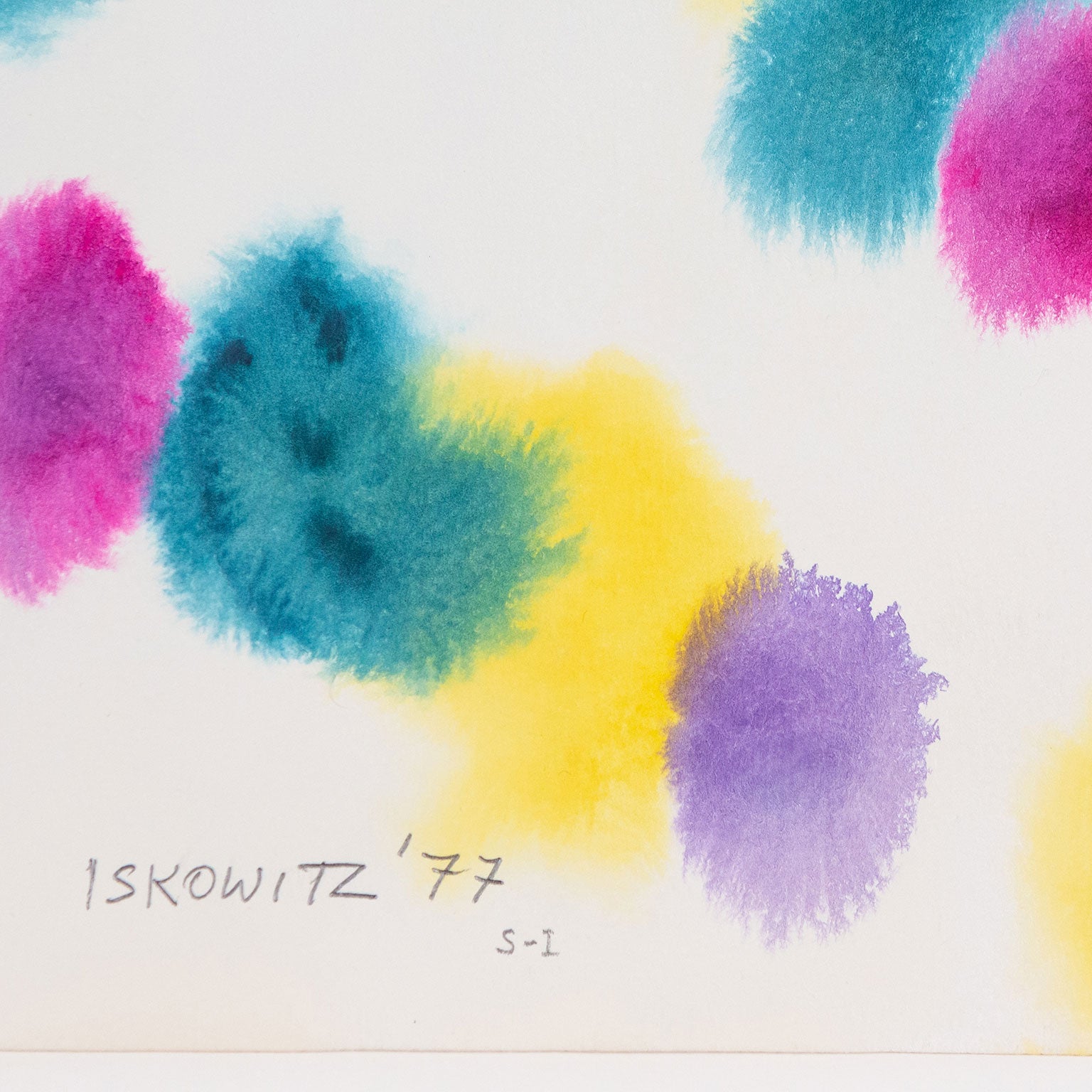 GERSHON ISKOWITZ "CARNIVAL" WATERCOLOR, 1977 – Caviar20