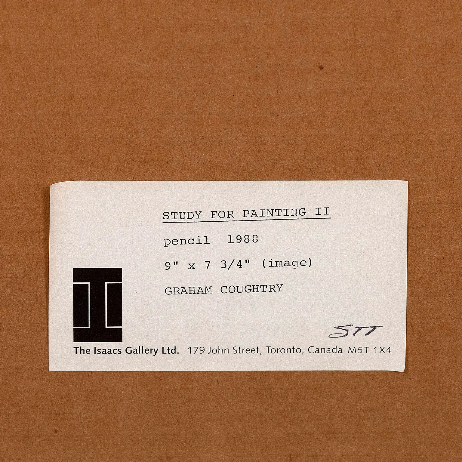 GRAHAM COUGHTRY "PASSION" DRAWING, 1988 – Caviar20