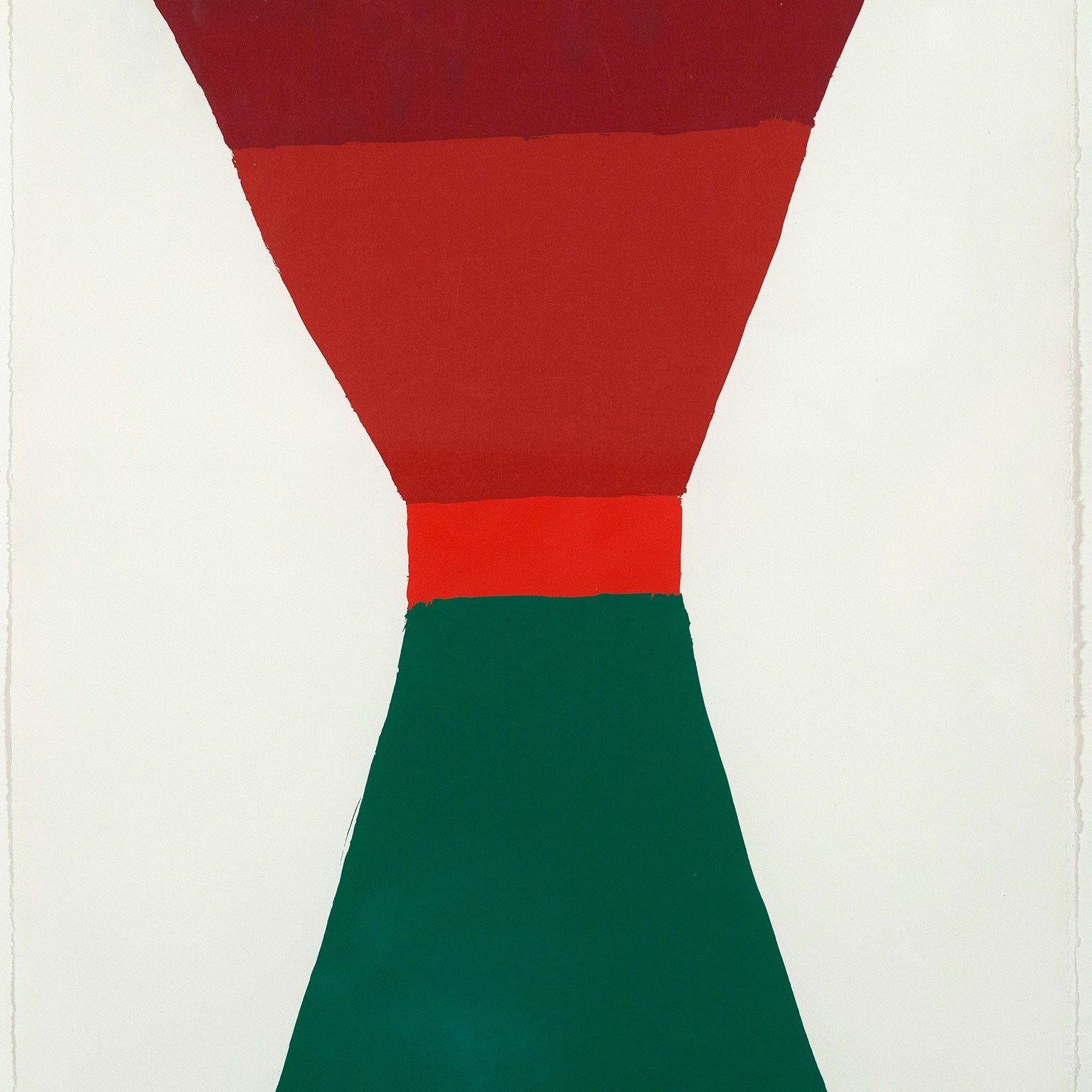 JACK BUSH "RED-ORANGE-GREEN" SERIGRAPH, 1965 – Caviar20