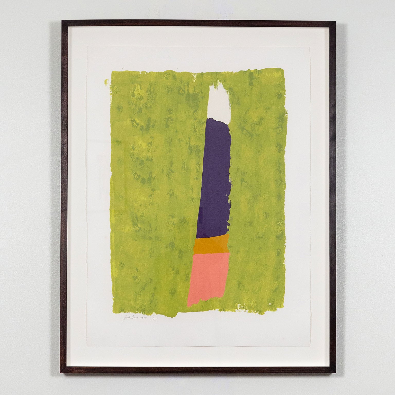 JACK BUSH "PURPLE THRUST" SERIGRAPH, 1974 – Caviar20