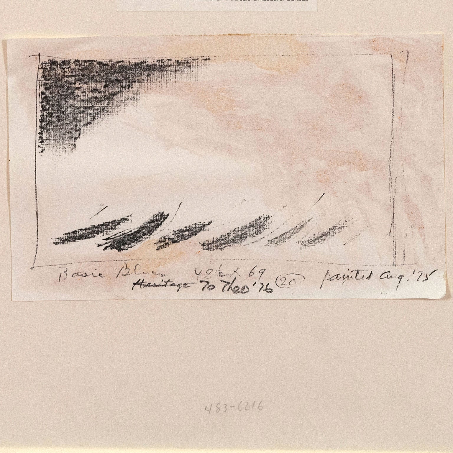 JACK BUSH "SKETCH", 1975 – Caviar20