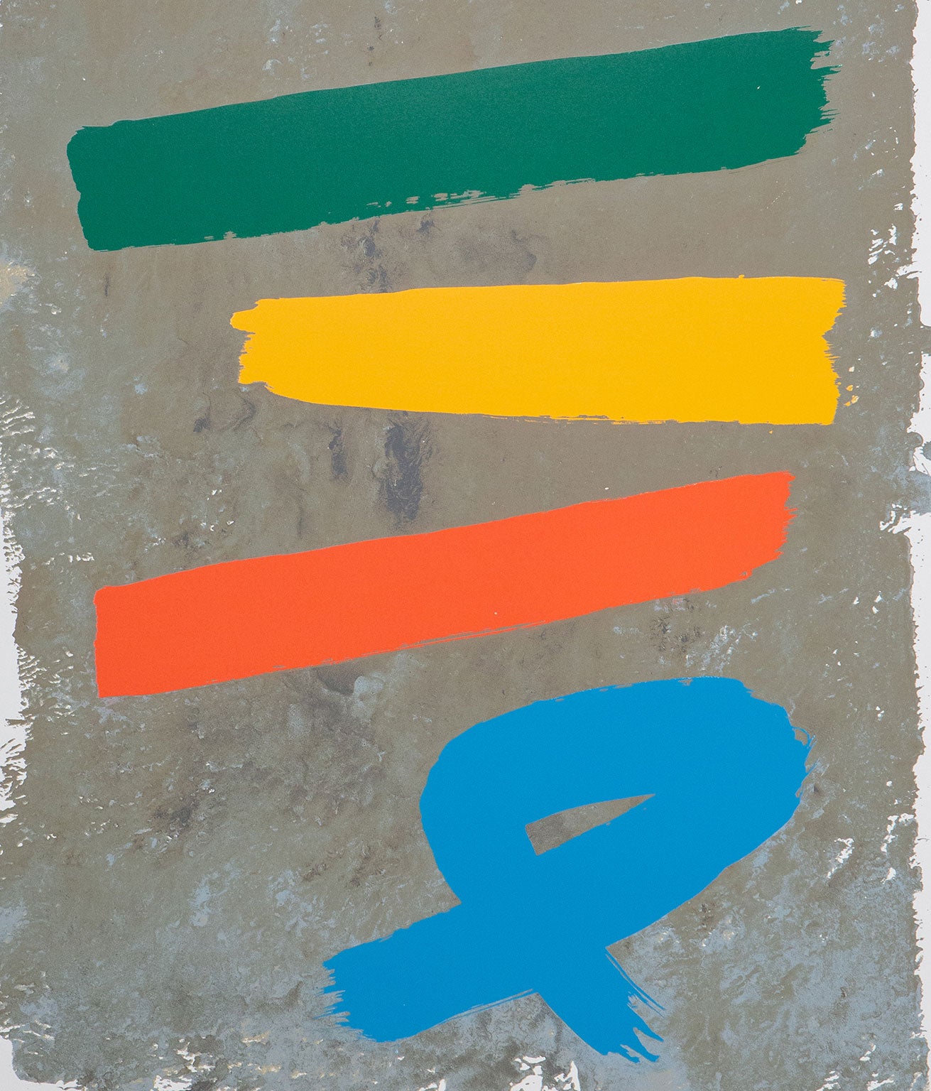 JACK BUSH "THREE AND BLUE LOOP" SERIGRAPH, 1971 – Caviar20