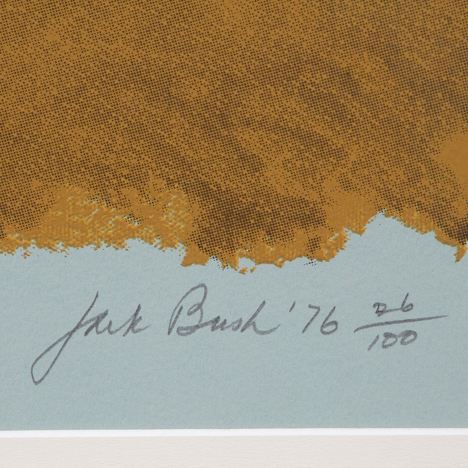 JACK BUSH "JETÉ EN L’AIR" SERIGRAPH, 1976 – Caviar20
