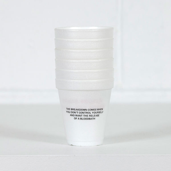 JENNY HOLZER "SURVIVAL CUPS", 1983 – Caviar20