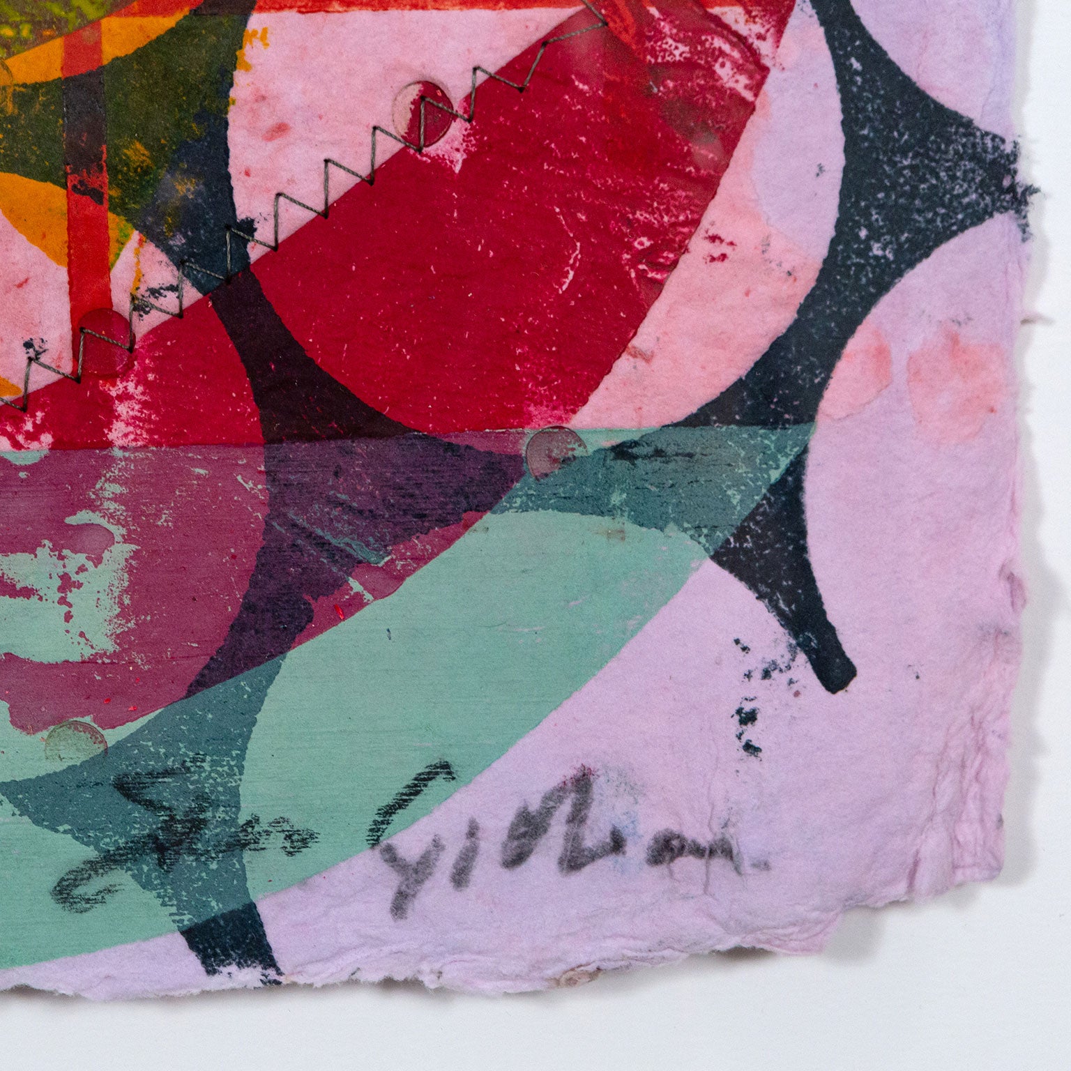 SAM GILLIAM “TREQI” MONOPRINT, 1994 – Caviar20