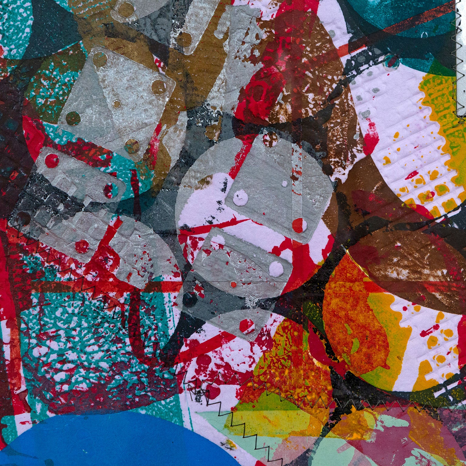 SAM GILLIAM “TREQI” MONOPRINT, 1994 – Caviar20
